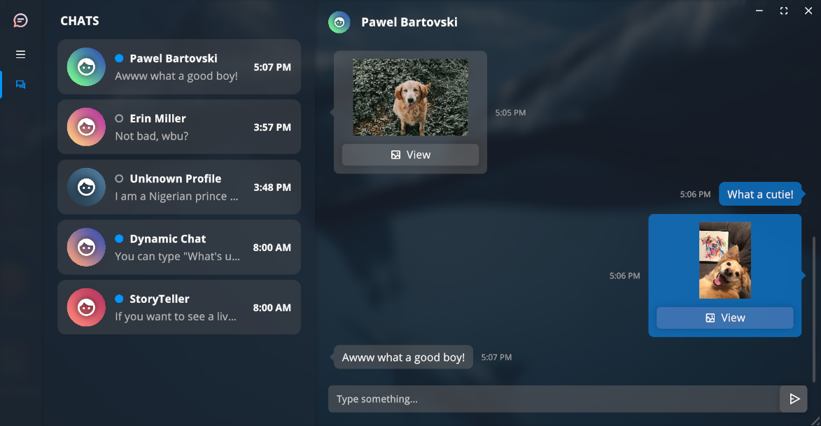 Messaging – Michsky – Docs